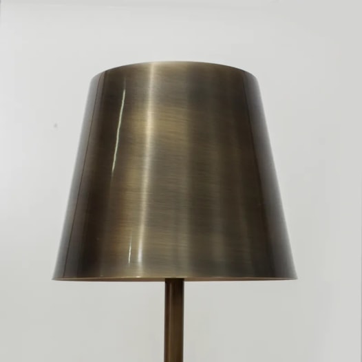 ABAJUR DIDI LATÃO CÚPULA LATÃO | GOLDEN-ART M903LT - Belluce