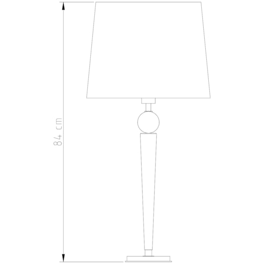 ABAJUR GAYA 58CM MADEIRA | GOLDEN-ART M722MD - Belluce
