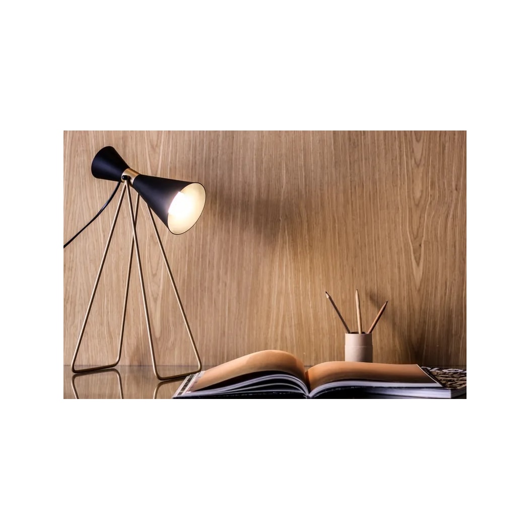 ABAJUR PICASSO CAVALETE AÇO COM CONE PINTURA AÇO/ALUMÍNIO | GOLDEN-ART ...