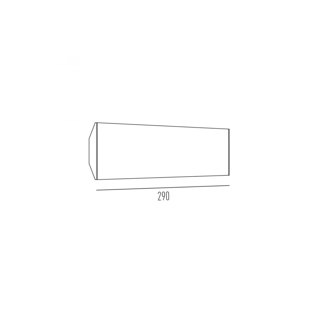 ARANDELA LED SERENA INTERNO ALUMÍNIO IRC 90 11W 2700K | INTERLIGHT 4152-S - Belluce