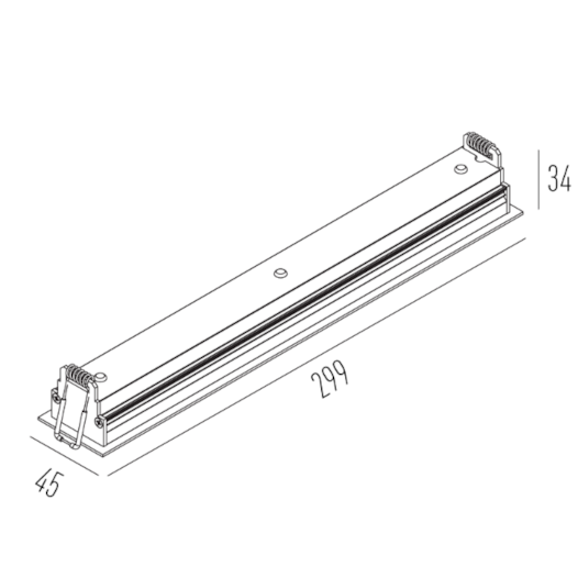 LUMINÁRIA DE EMBUTIR LED PICCO HOME RETANGULAR COM BORDA IRC>90 12W 2700K | INTERLIGHT 4997-S ...