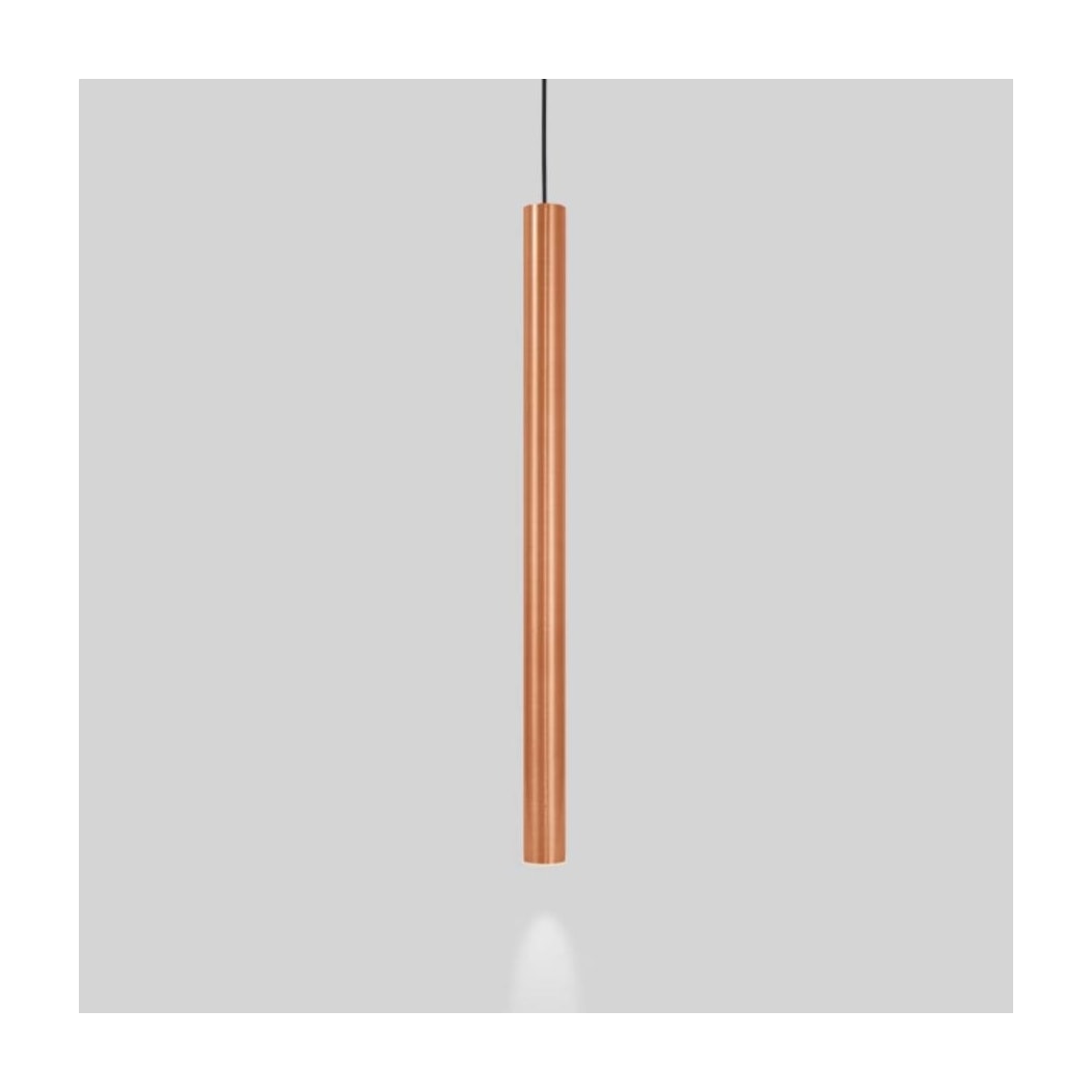 PENDENTE PIPE SLIM CILÍNDRICO COM DIFUSOR MINI DICROICA 40XØ3,8CM METAL ...