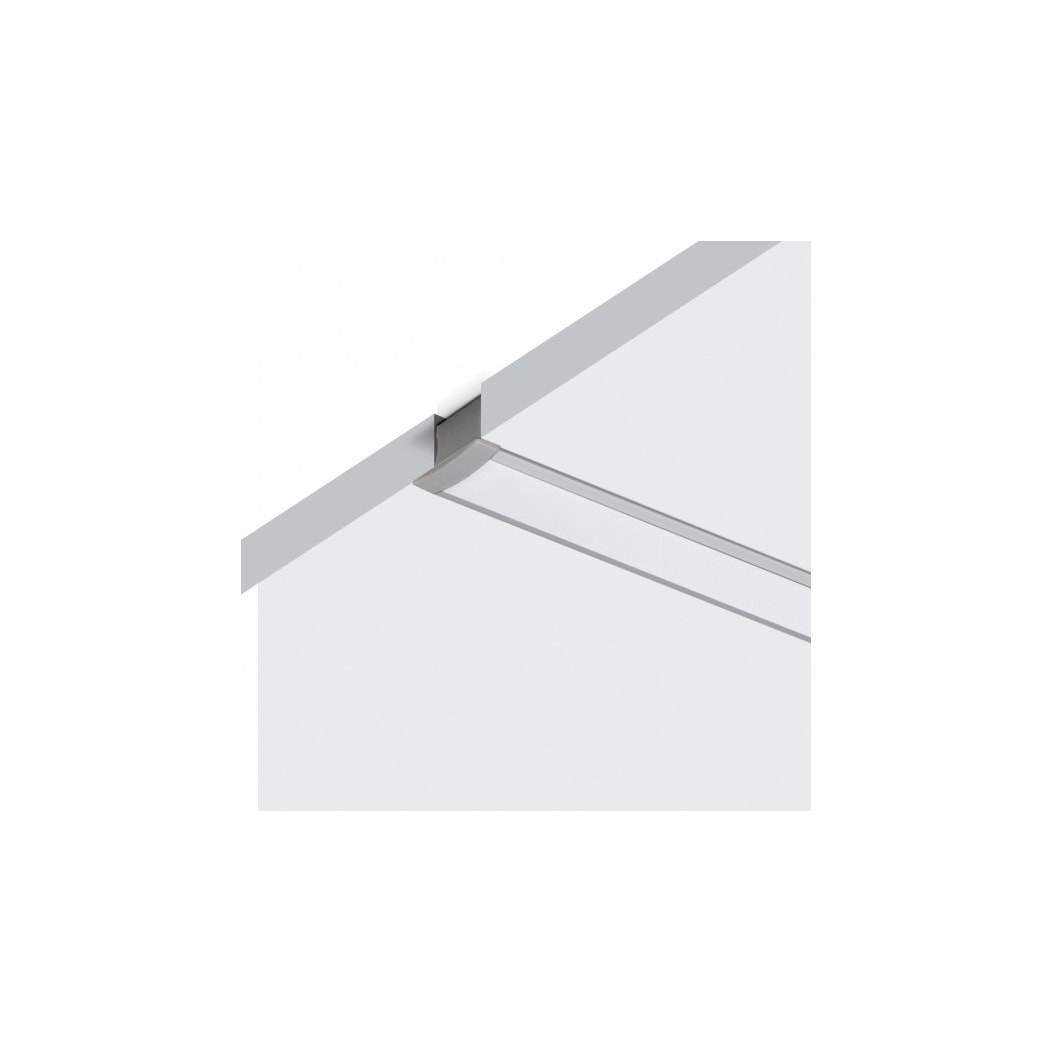 PERFIL DE EMBUTIR LED SOB MEDIDA LINEAR 9,6W/M 12V ALUMÍNIO | MISTERLED ...