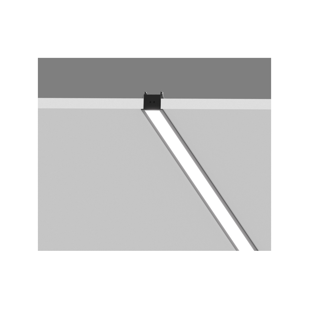 PERFIL DE EMBUTIR SIMPLE WAY W25E BAIXO LINEAR 1 METRO ALUMÍNIO E ACRÍLICO | INTERLIGHT W25EP ...