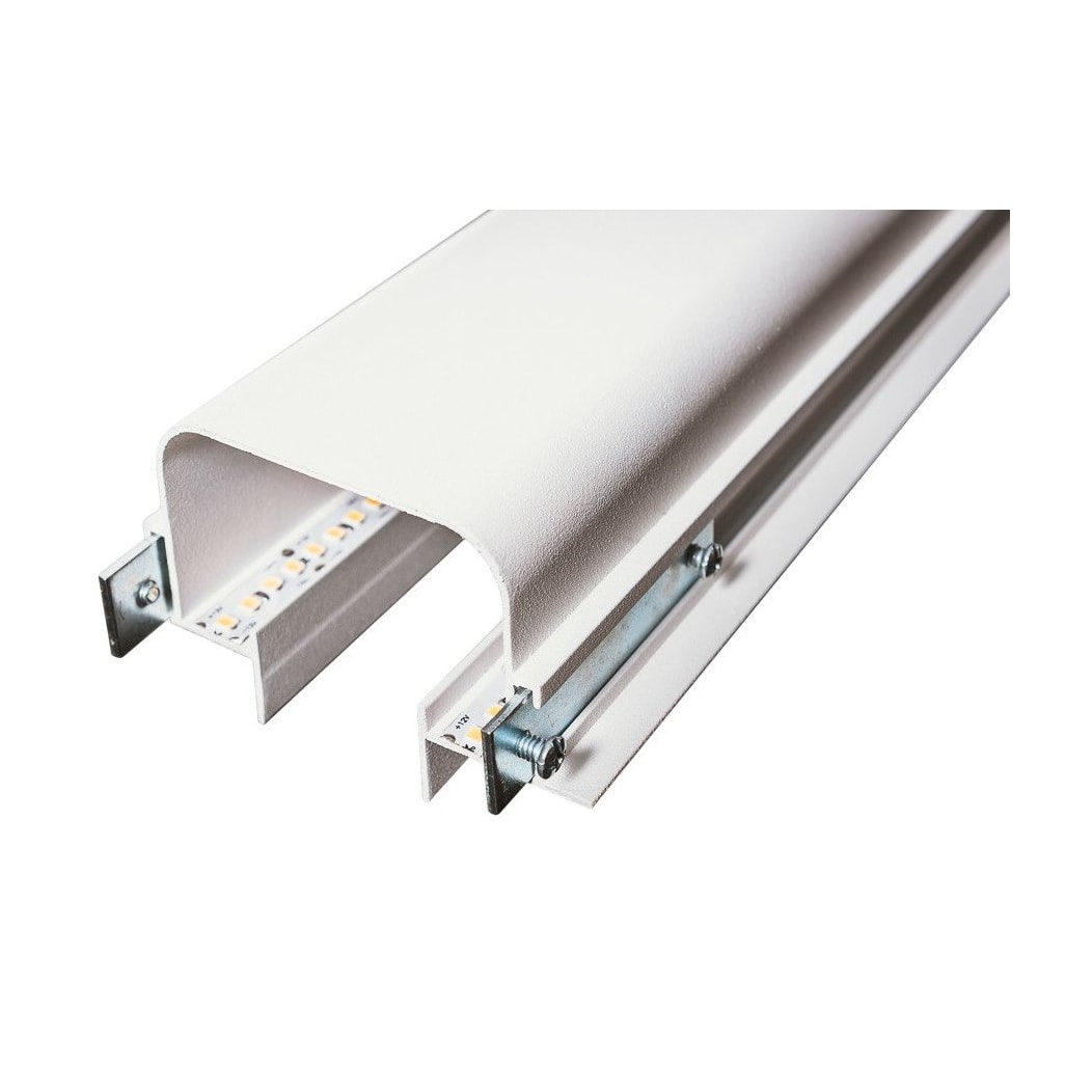 PERFIL DE LED EMBUTIR DUPLA FITA RISK NO FRAME LUZ INDIRETA JUNÇÃO ...