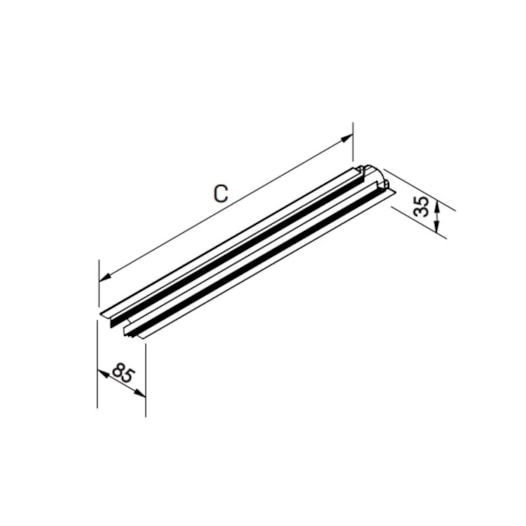 PERFIL LINEAR LINE UP PERFIL LINEAR EMBUTIR