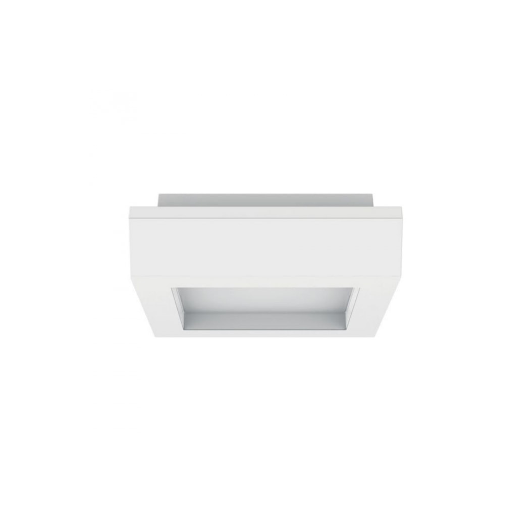 PLAFON DE SOBREPOR LED AURA MICRO QUADRADO BIVOLT 10W 3000K ...