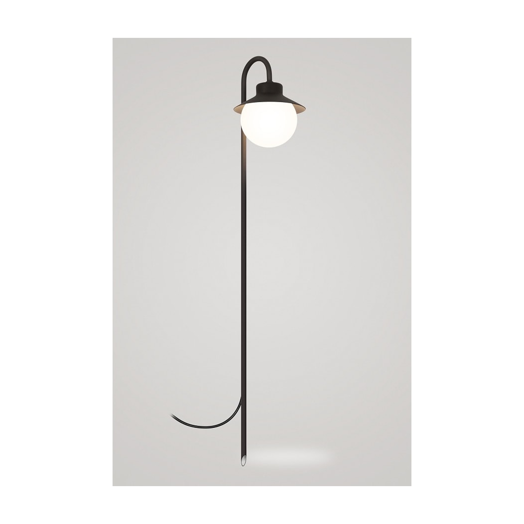 POSTE BALIZADOR HAT COM FINCO EXTERNO HALOPIN 80XØ14,5CM METAL E VIDRO ...