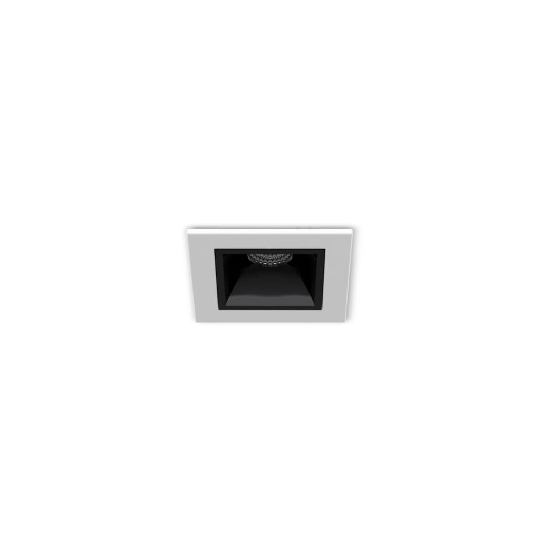 SPOT DE EMBUTIR LED PICCO HOME QUADRADO COM BORDA 48º IRC>90 3W 2700K | INTERLIGHT 4991-MA-S ...