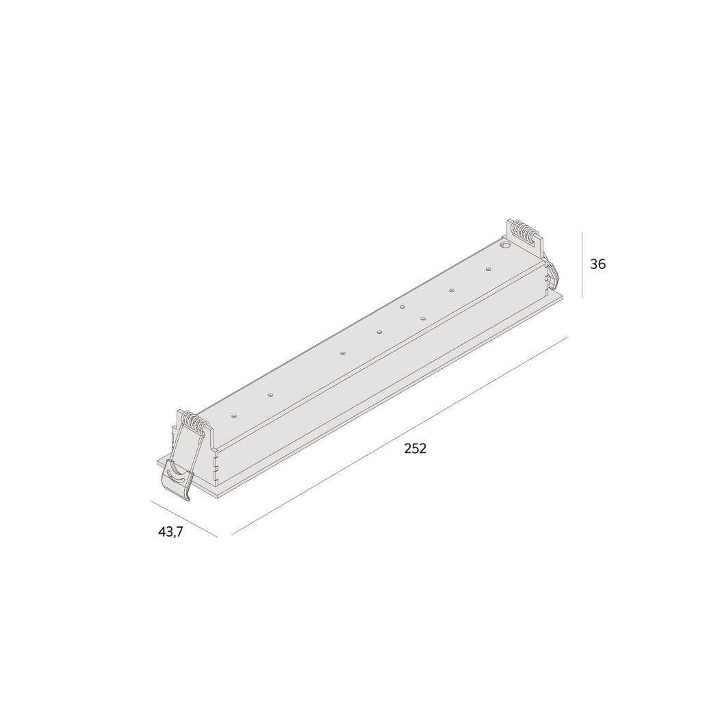 SPOT DE EMBUTIR LED PICCO HOME QUADRADO COM BORDA 9 FOCOS 12º IRC>90 20W 2700K | INTERLIGHT 4899 ...