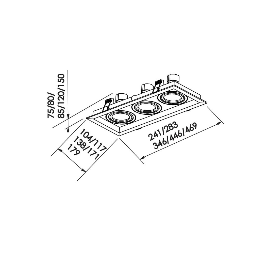 RECUADO II CS EMBUTIDO
